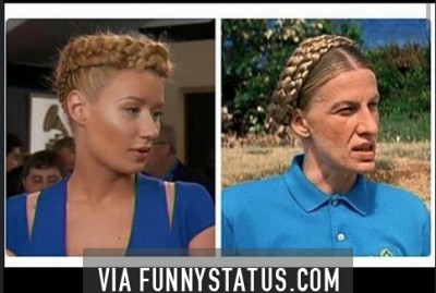 Iggy Looks Like Alexa From "50 First Dates" - Funny Status
