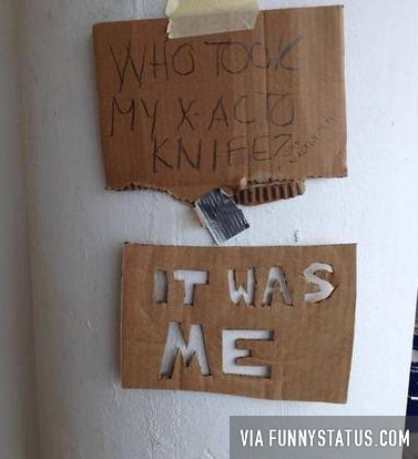 It Was Me - Funny Status