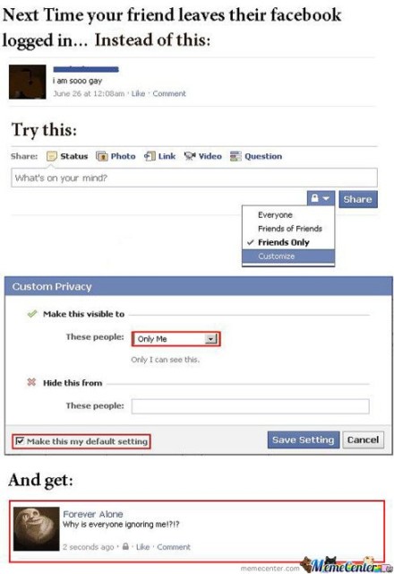 Facebook Prank - Funny Status